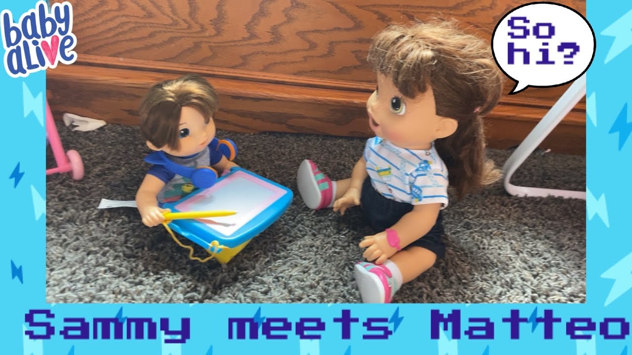 BABY ALIVE Sammy meets Matteo | Furbtastic Fun - YouTube
