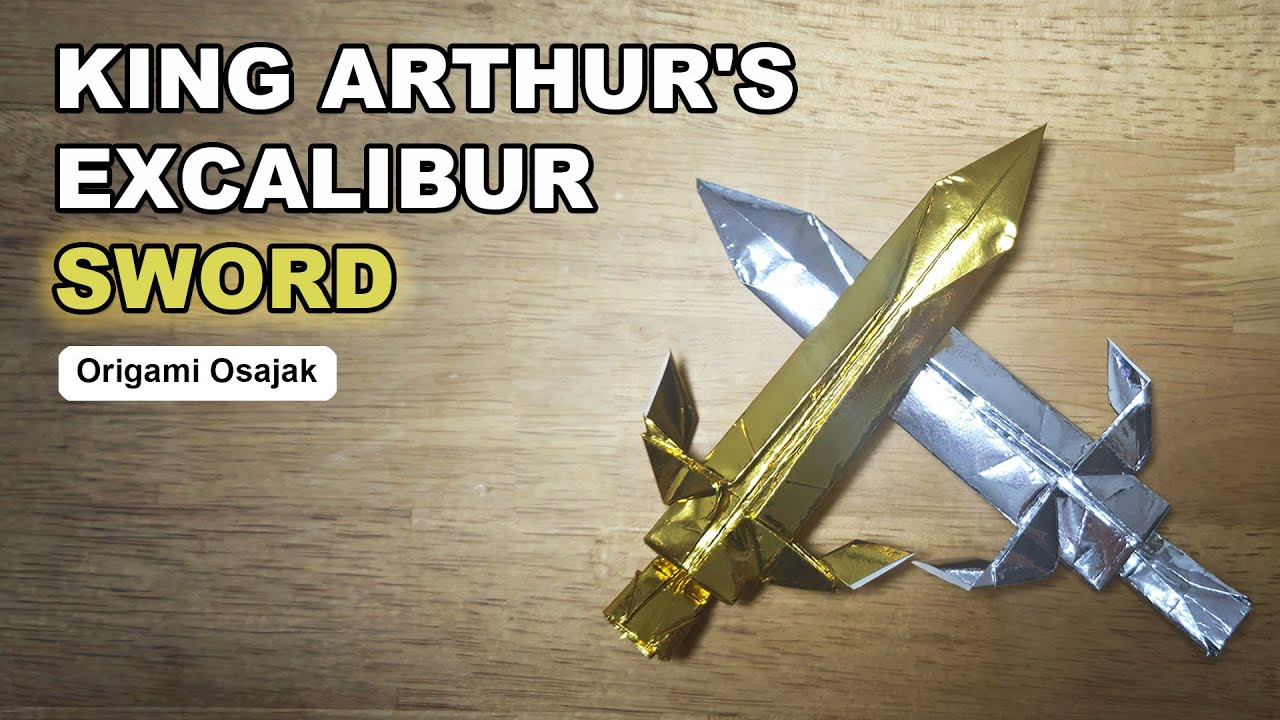 How to Make Sword Origami - Tutorial - YouTube