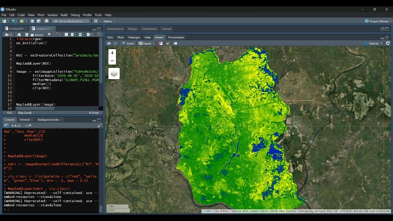 Pansharpen Landsat Mosaic in Google Earth Engine || Export High ...
