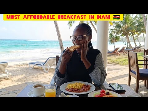 Is this the cheapest beach front hotel in Diani?||Morning drive|most affordable breakfast Ever.