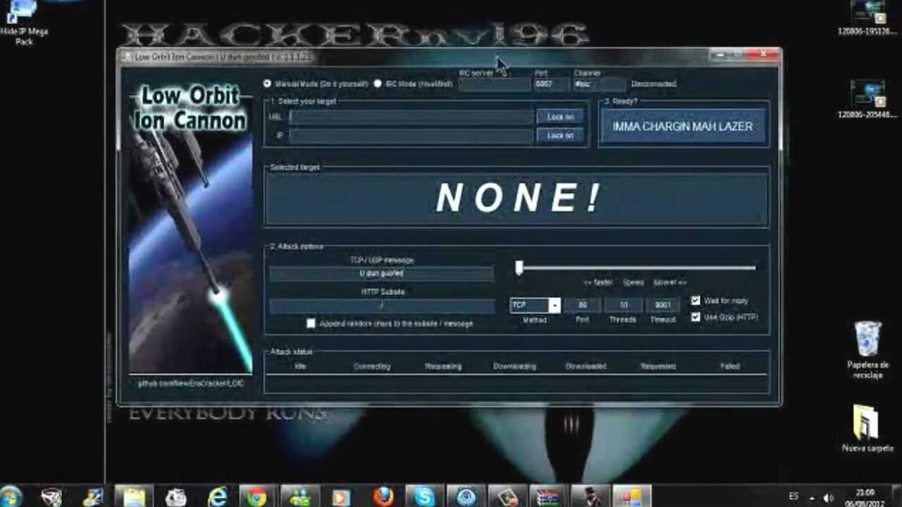 Tutorial LOIC ANONYMOUS - YouTube
