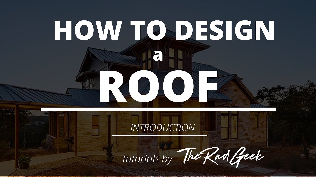 How to Design a Roof 01_Introduction to Roof Design in AutoCAD for ...