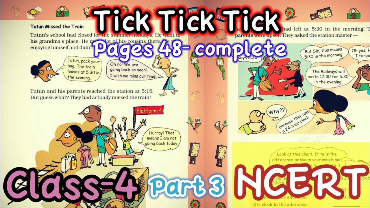 Tick Tick Tick ||NCERT Class-4||Chapter-4||Math-Magic|| Easy way of ...