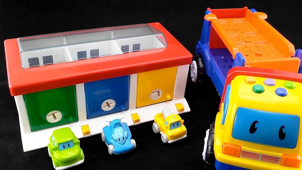 😀Go Grow Fun😀 EP23 "Learning Color with Vehicle Garage " - YouTube