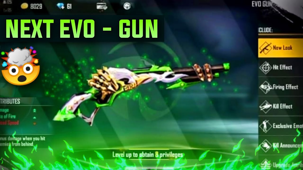 NEXT EVO M1887 GUN SKIN | NEW EVO M1887 GUN SKIN IN FREE FIRE | FREE ...