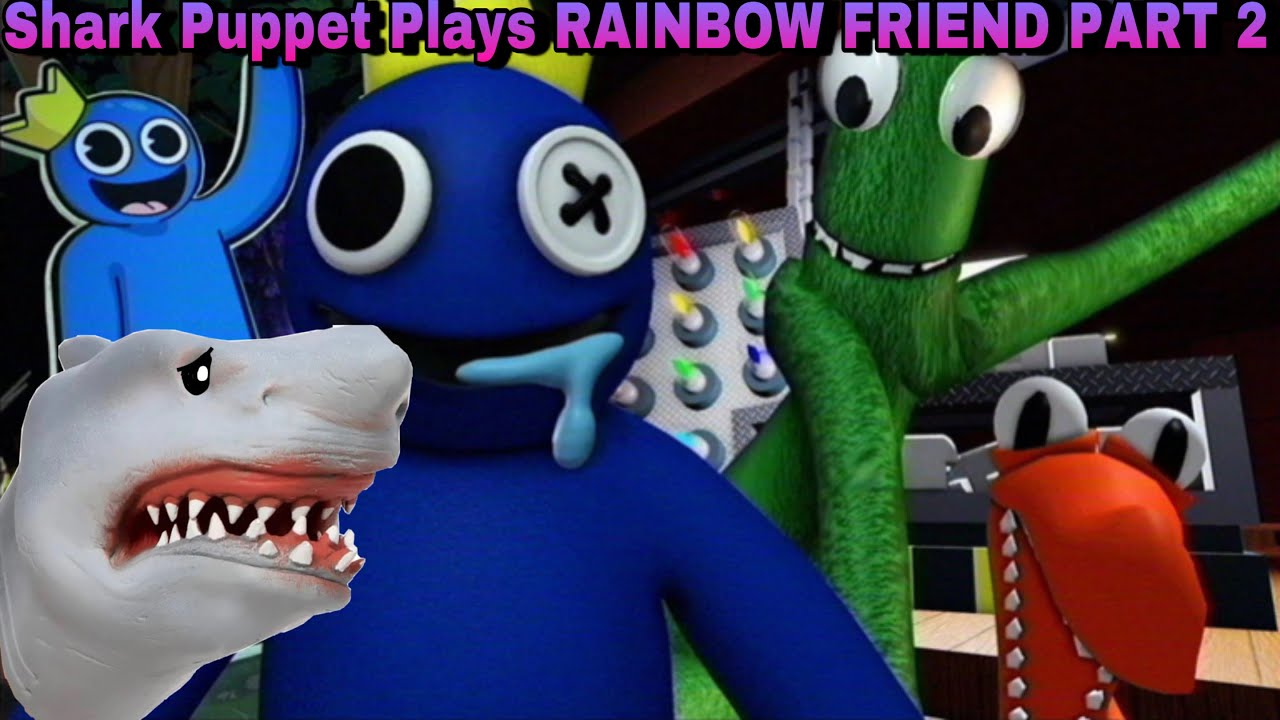 Shark Puppet Plays RAINBOW FRIENDS PART 2 - YouTube