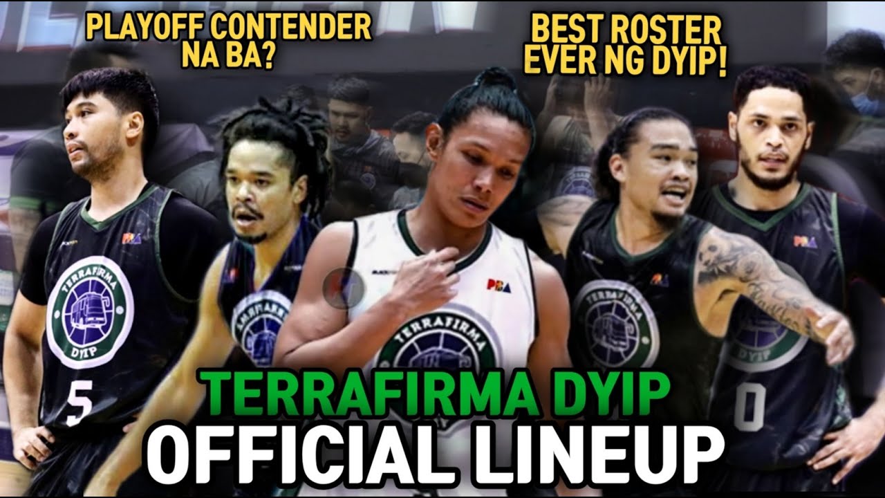 Terrafirma Dyip Official Lineup | 2021'22 Governor's Cup - YouTube