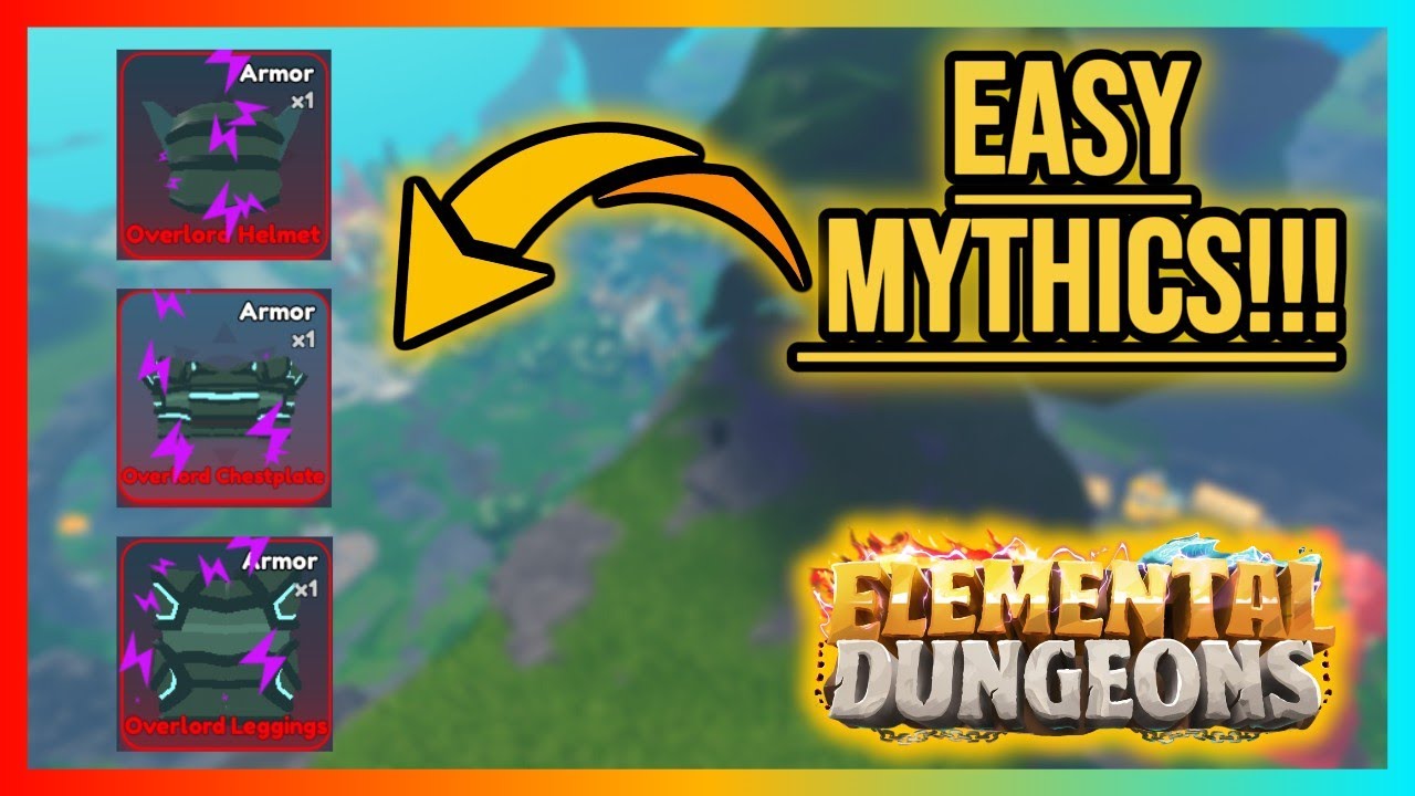 How To Get Mythic Loot EASILY!!! | Elemental Dungeons - YouTube