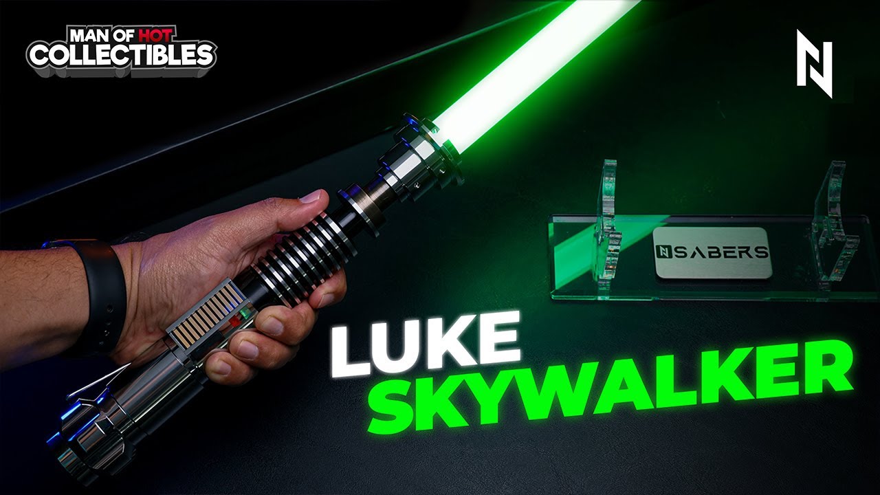 MUST HAVE! LUKE SKYWALKER Neopixel LIGHTSABER By NSABERS Unboxing and ...
