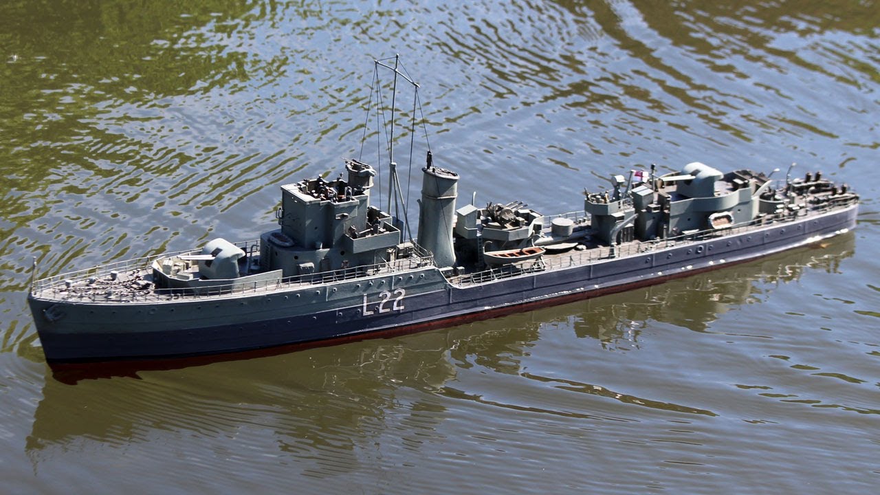 HMS Aldenham | Escort destroyer - Type III Hunt class | 1/96 scale ...