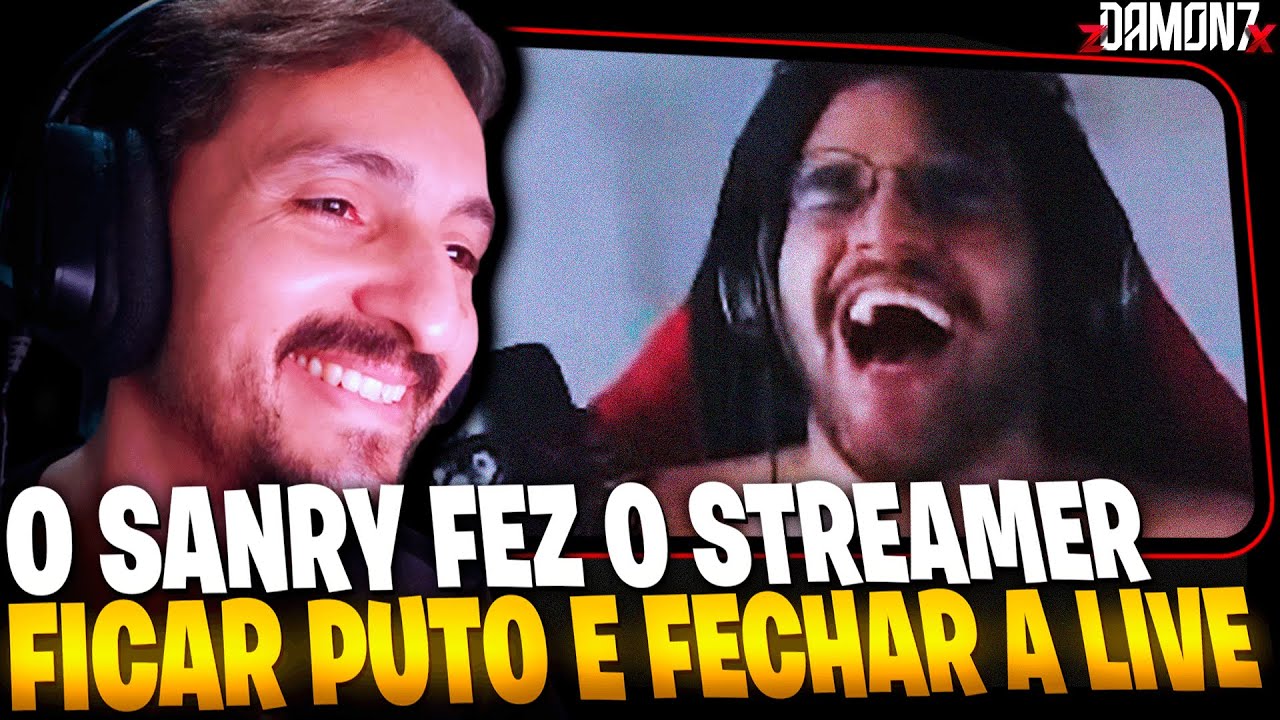 STREAMER Manito PERDEU A LINHA Com a TOXIDADE DO SANRY - REACT - Dead ...