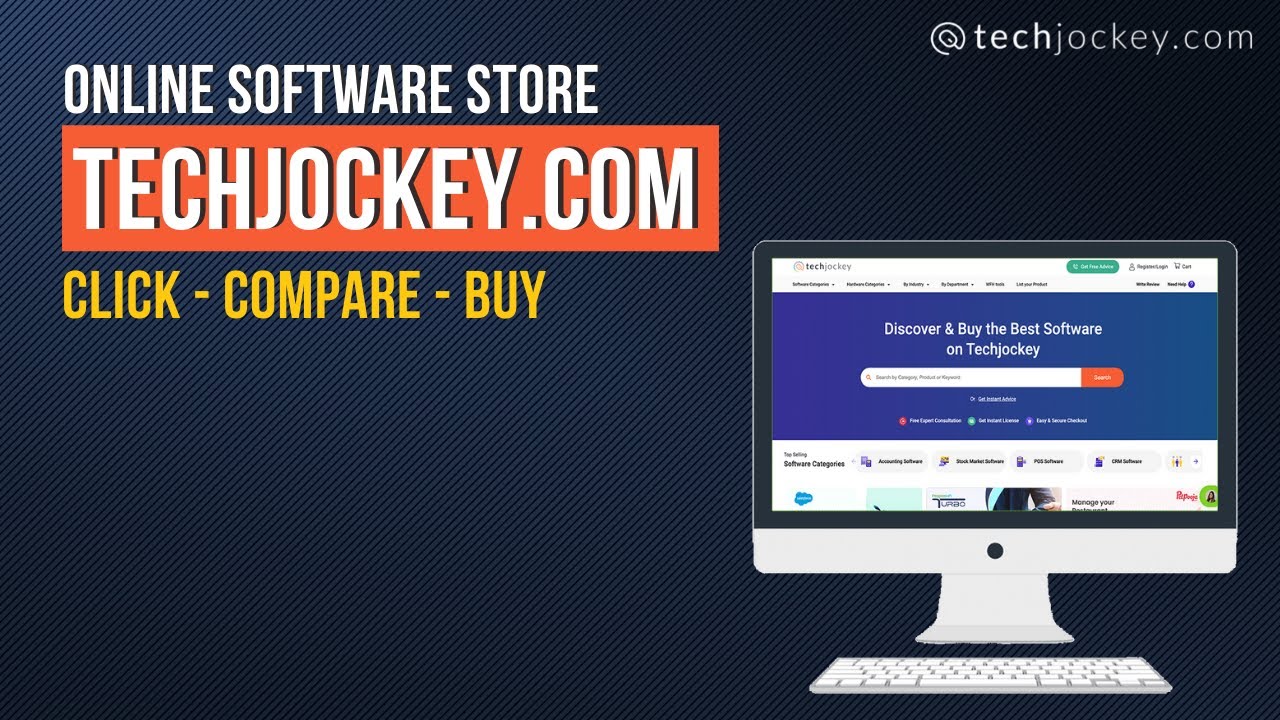 Techjockey | One-stop shop | software products - YouTube