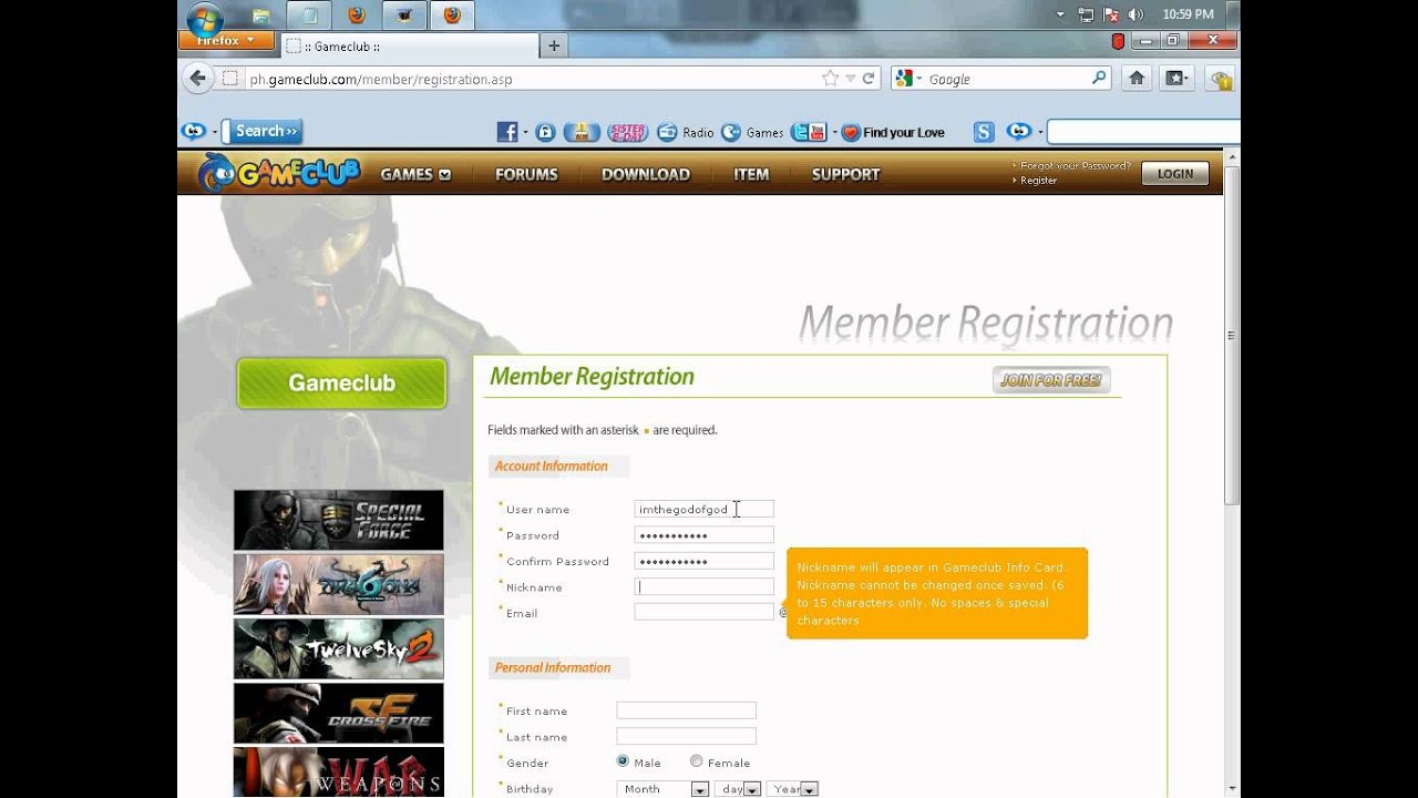 How to Register in Crossfire Philippines - YouTube
