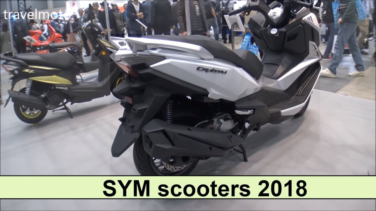 SYM scooters 2018 - YouTube