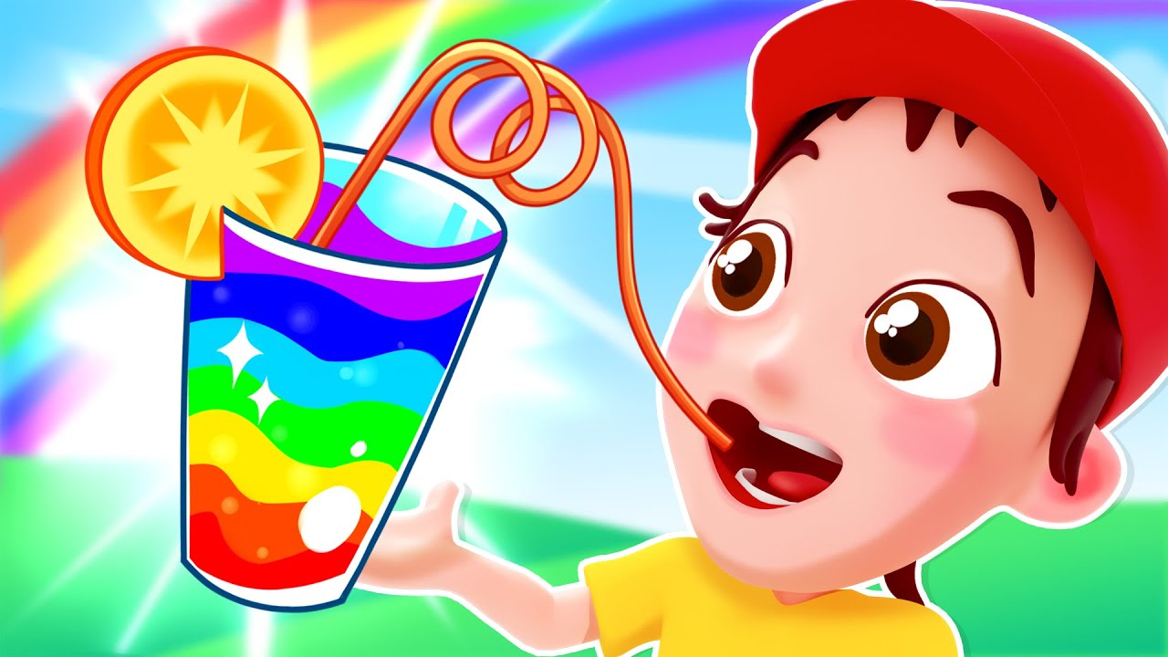 Rainbow Juice + Baby Got a Boo Boo Song | Best Kids Songs and Nursery ...