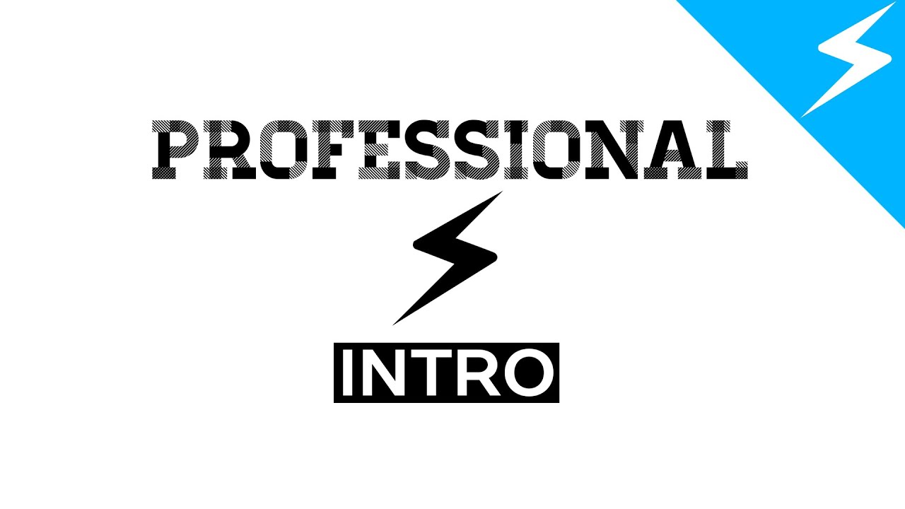 Quick Professional Intro Tutorial - After Effects - YouTube