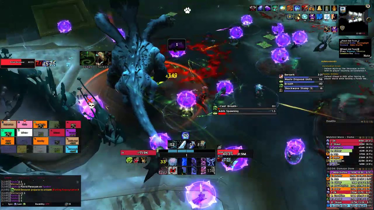 Mythic Fetid Devourer - Frost DK PoV - YouTube