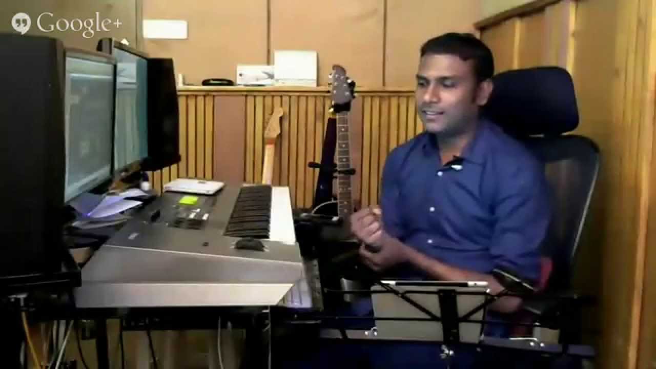 Anup Rubens Live about Manam Sangeetham - YouTube