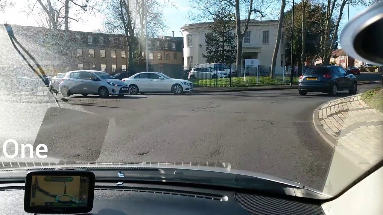 Morden Hall Roundabout from Croydon to Central London - YouTube