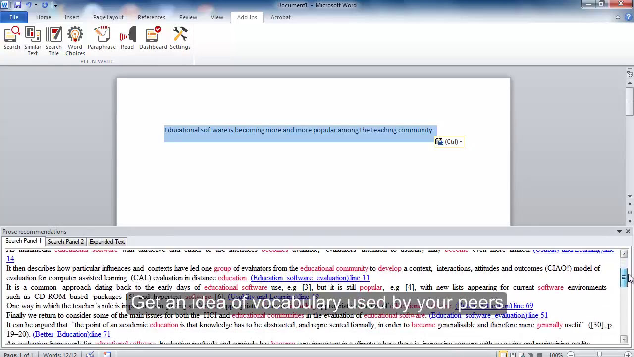 Improve your Writing by Imitative Learning : REF-N-WRITE - YouTube