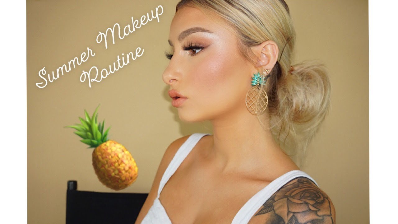 Dewy Summer Makeup Tutorial Youtube 2776