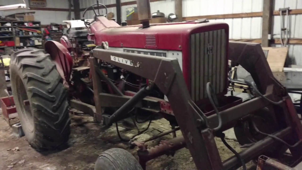 Dad's Farmall 706 with Oliver 1610 Loader - YouTube