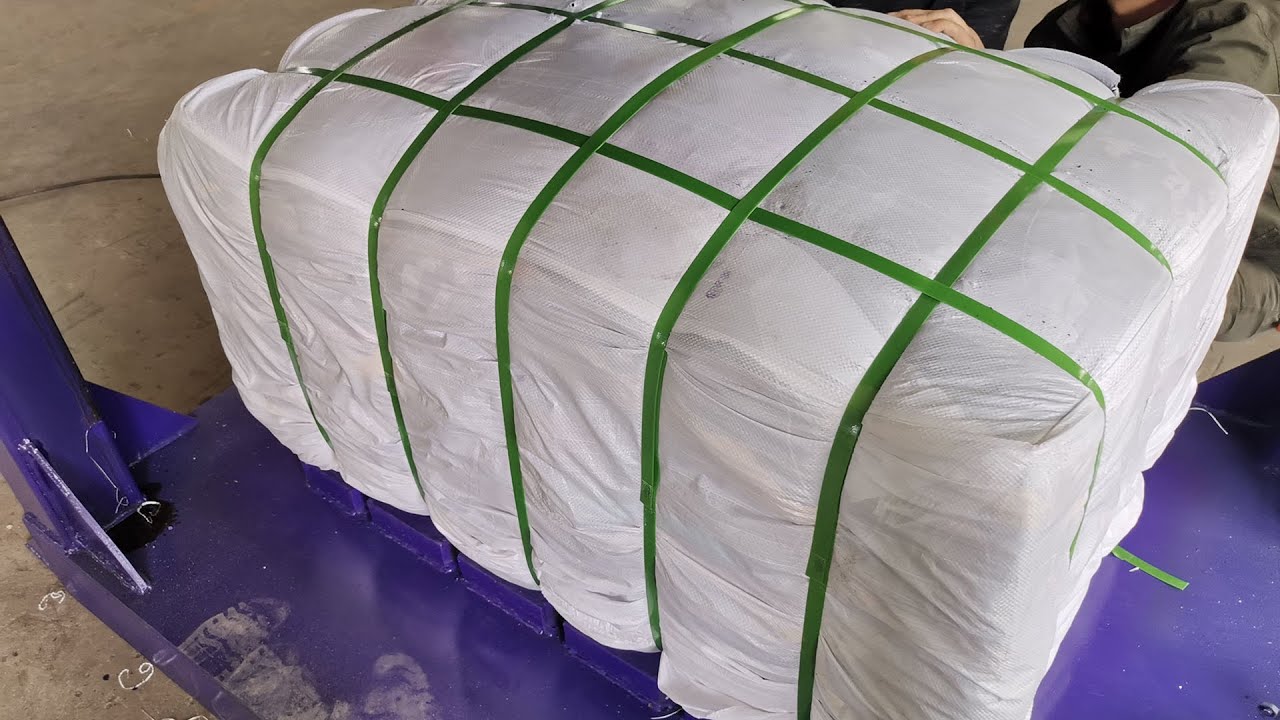 Yarn Bundling And Baling In Textile - YouTube