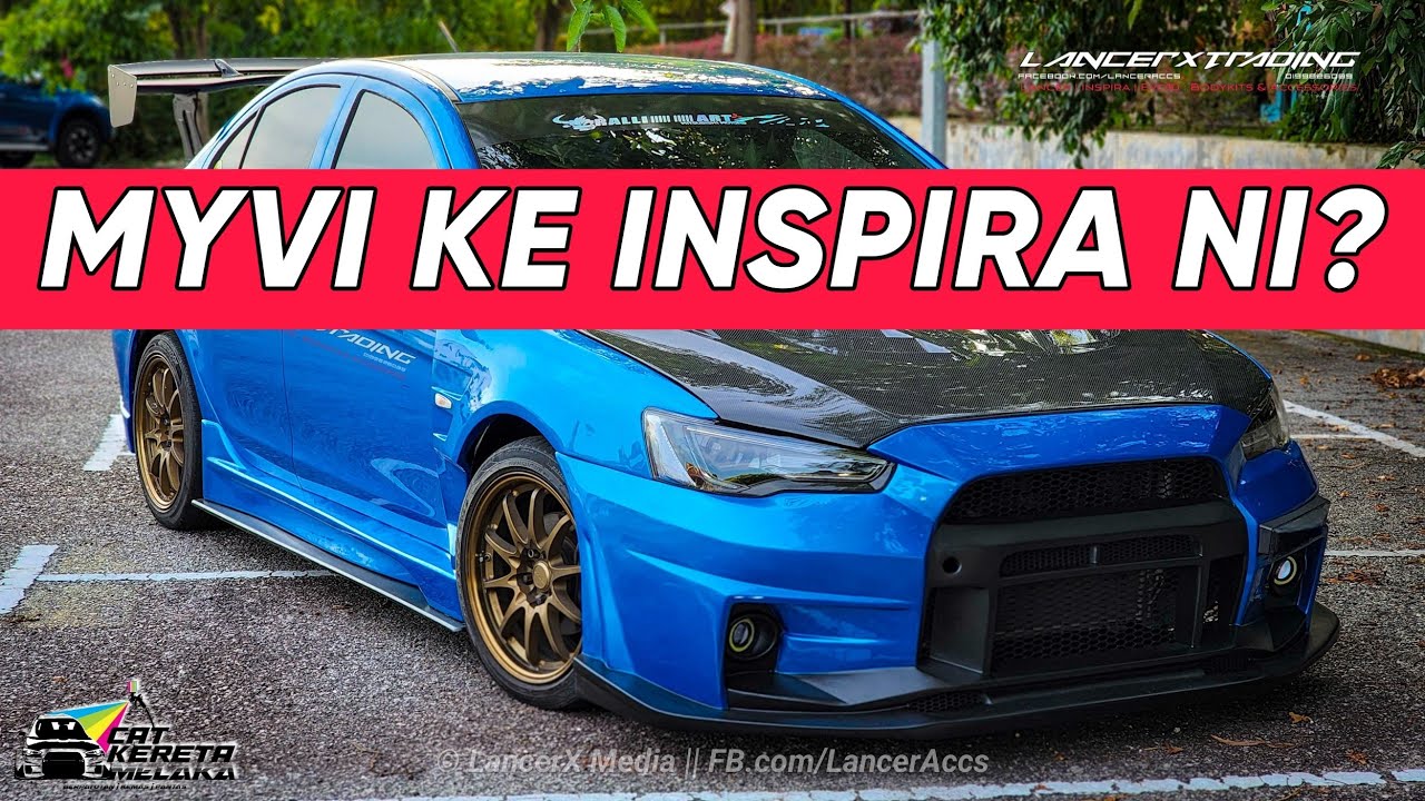 Transformasi 360 Proton Inspira Lancer ke Varis Full Bodykit & GT-Wing ...
