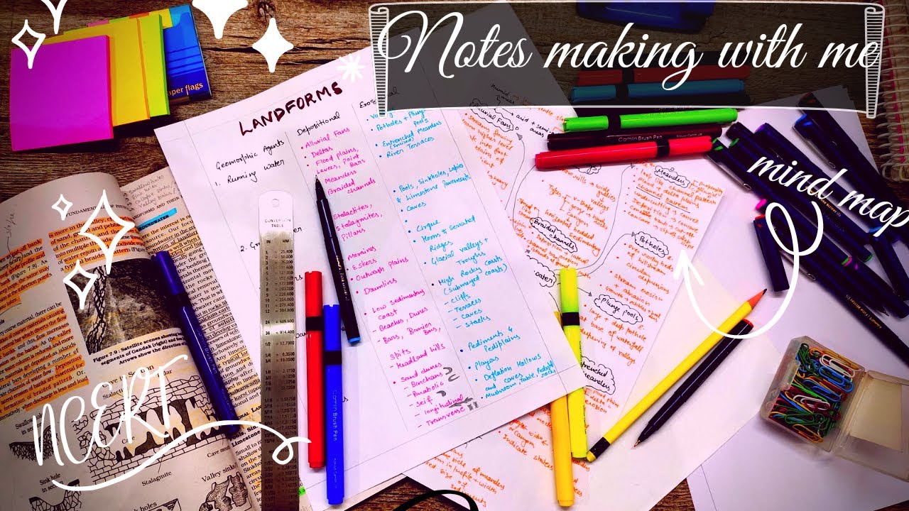 Notes Making for UPSC IAS | How to make effective notes | Mind Mapping ...