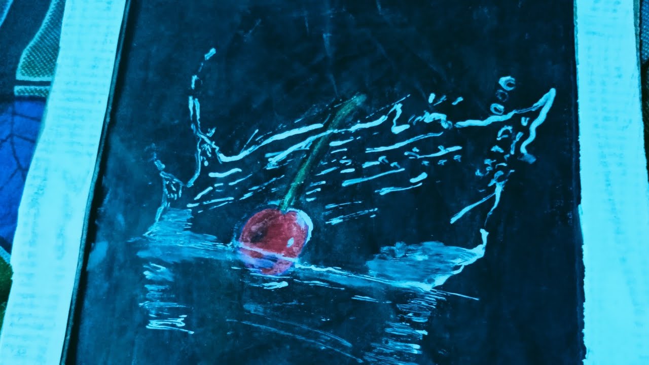 How to draw a cherry # 3D drawing tutorial #Devu and Shemymon vlog ...