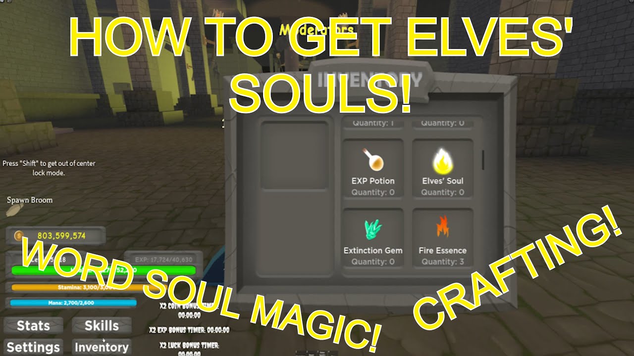 How to Get Elves' Souls! (WORD SOUL MAGIC!) | Black Clover Kingdom ...
