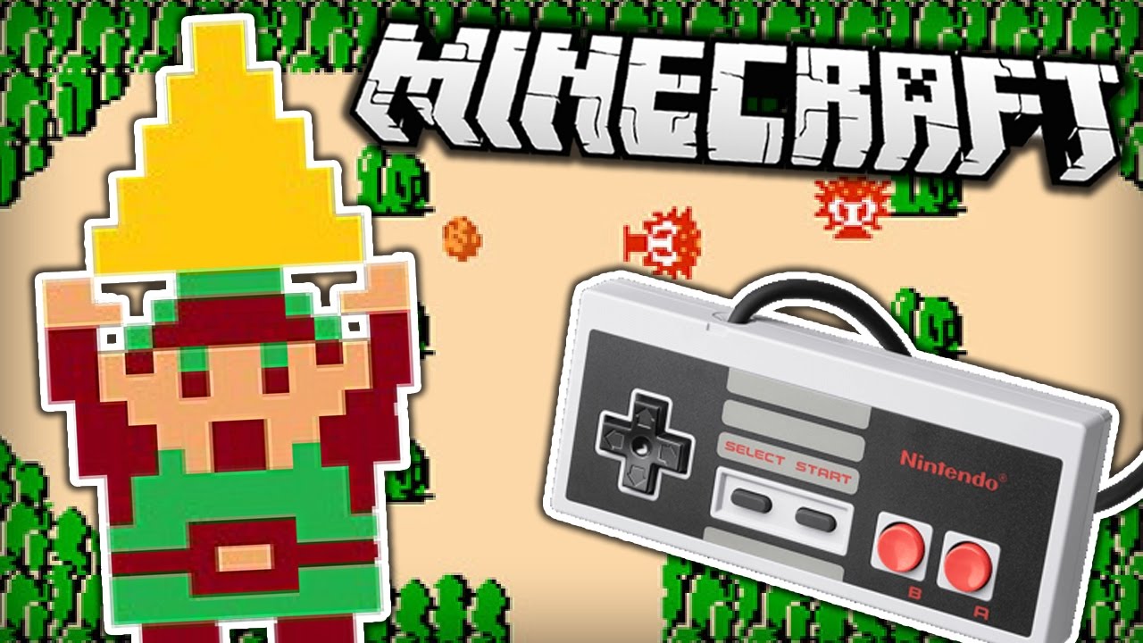 Zelda NES dans MINECRAFT ! - YouTube