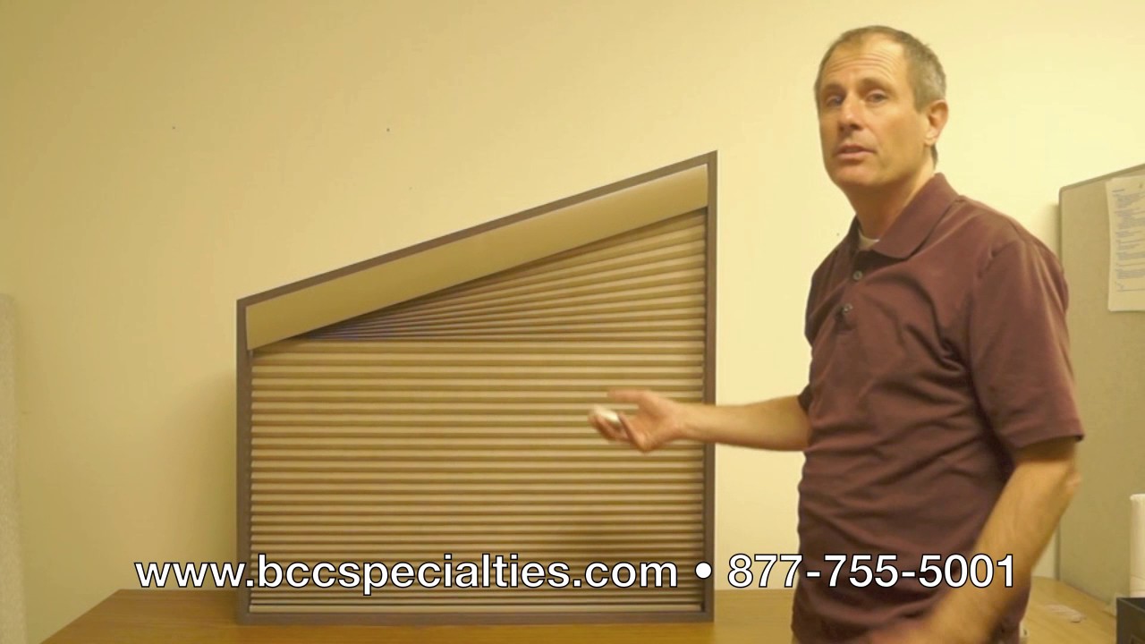 Motorized Honeycomb Trapezoid Shade Demonstration - YouTube