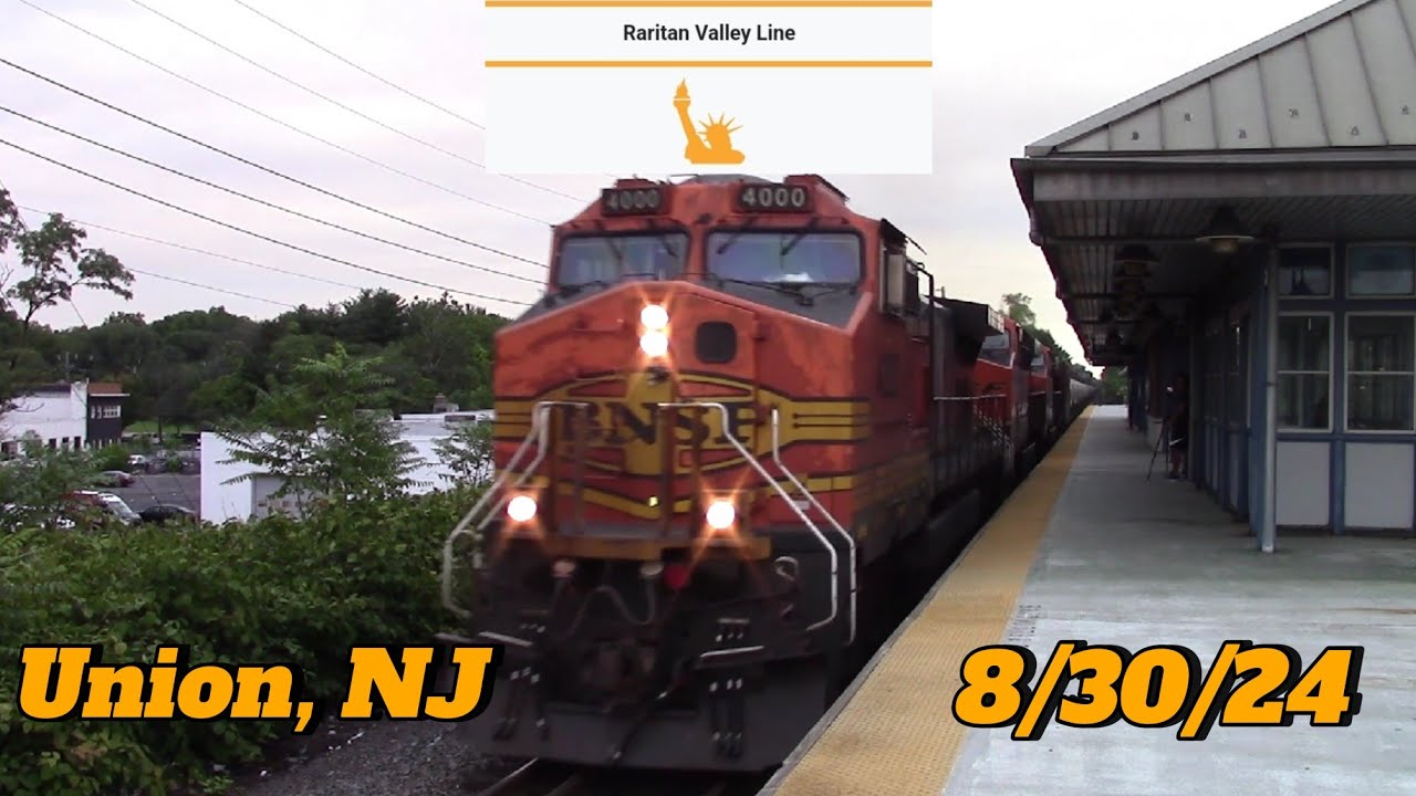 PM rush hour action at Union, NJ with NS, CSX, BNSF, NJT and horn shows! 8/30/24 - YouTube