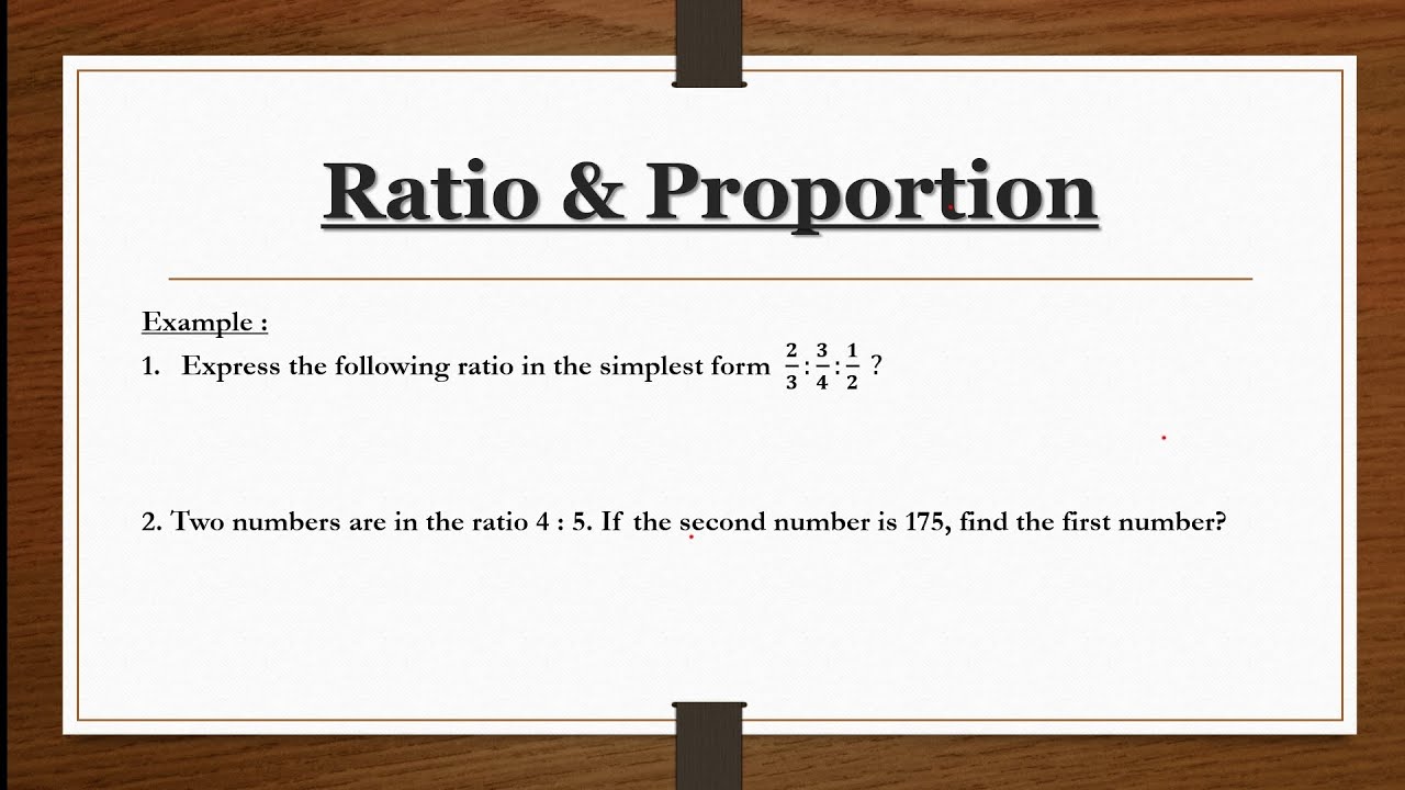 Examples Of Ratio & Proportion | Part 3 | Maths By Rajvinder || #maths ...