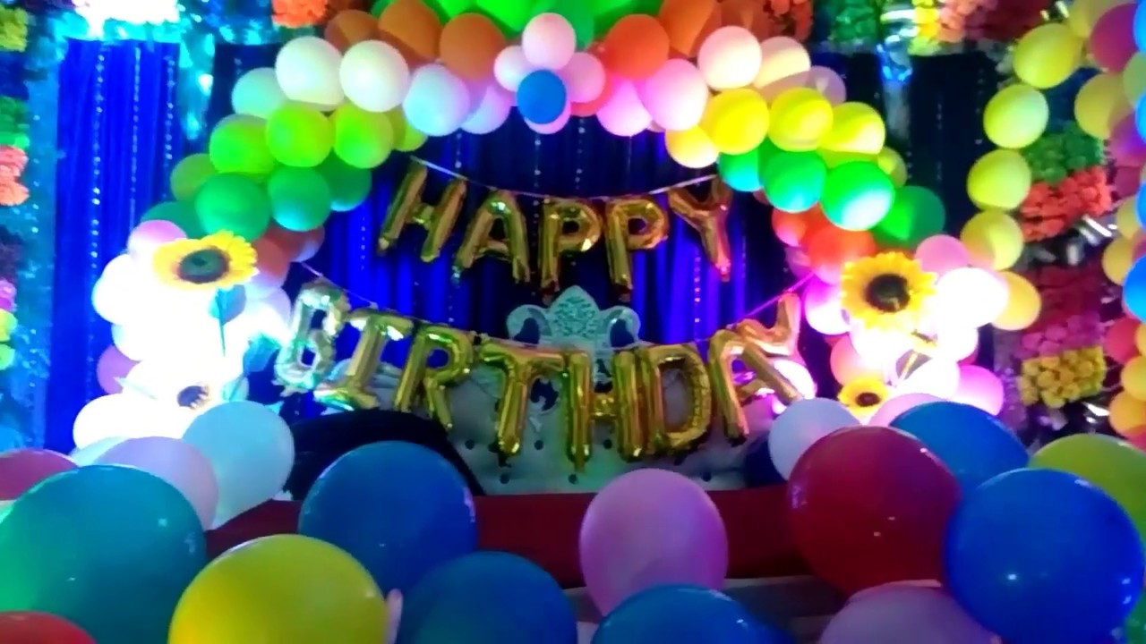 How to make balloon gate decoration. Birthday party decorations - YouTube