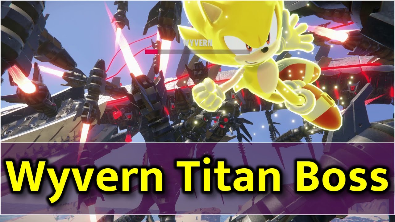 Sonic Frontiers - Wyvern Titan Hard Mode (4K 60FPS) - YouTube