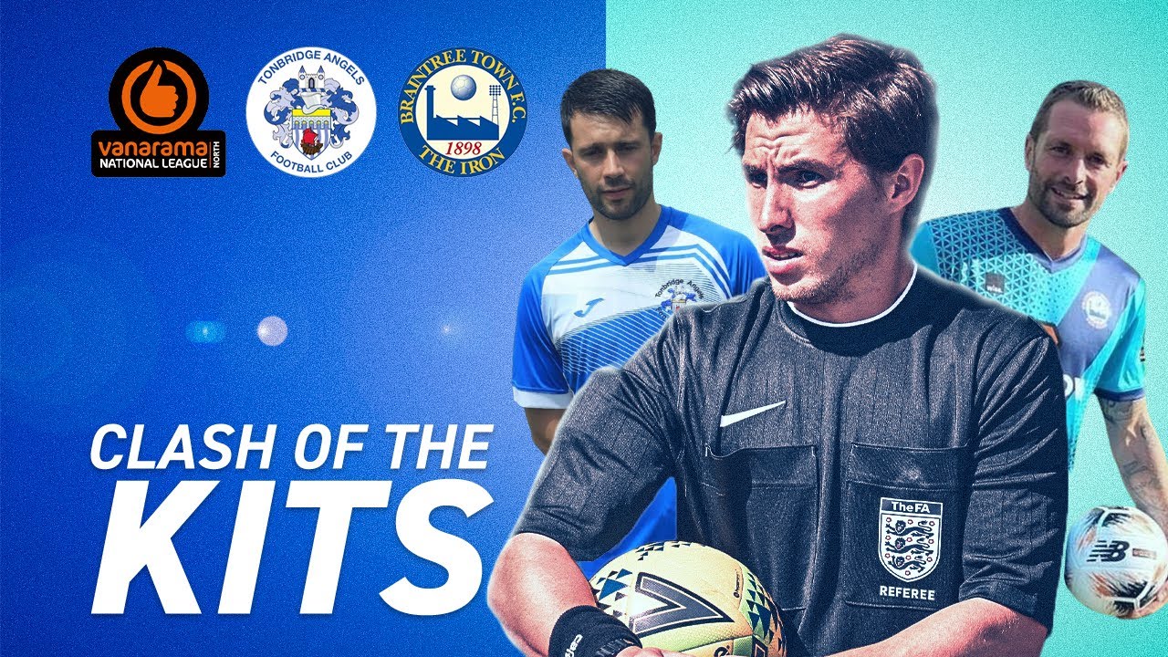 Clash of the kits! A referee has to deal with the most unexpected of ...