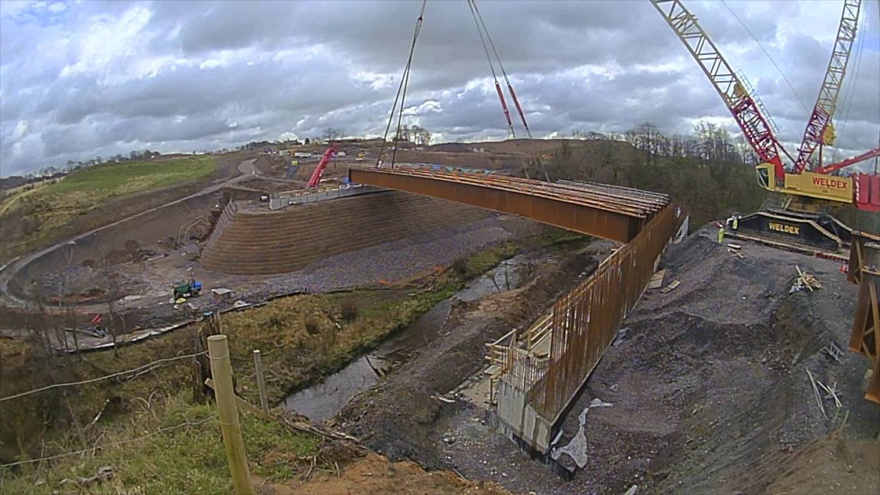 North Calder Water beam lift - YouTube