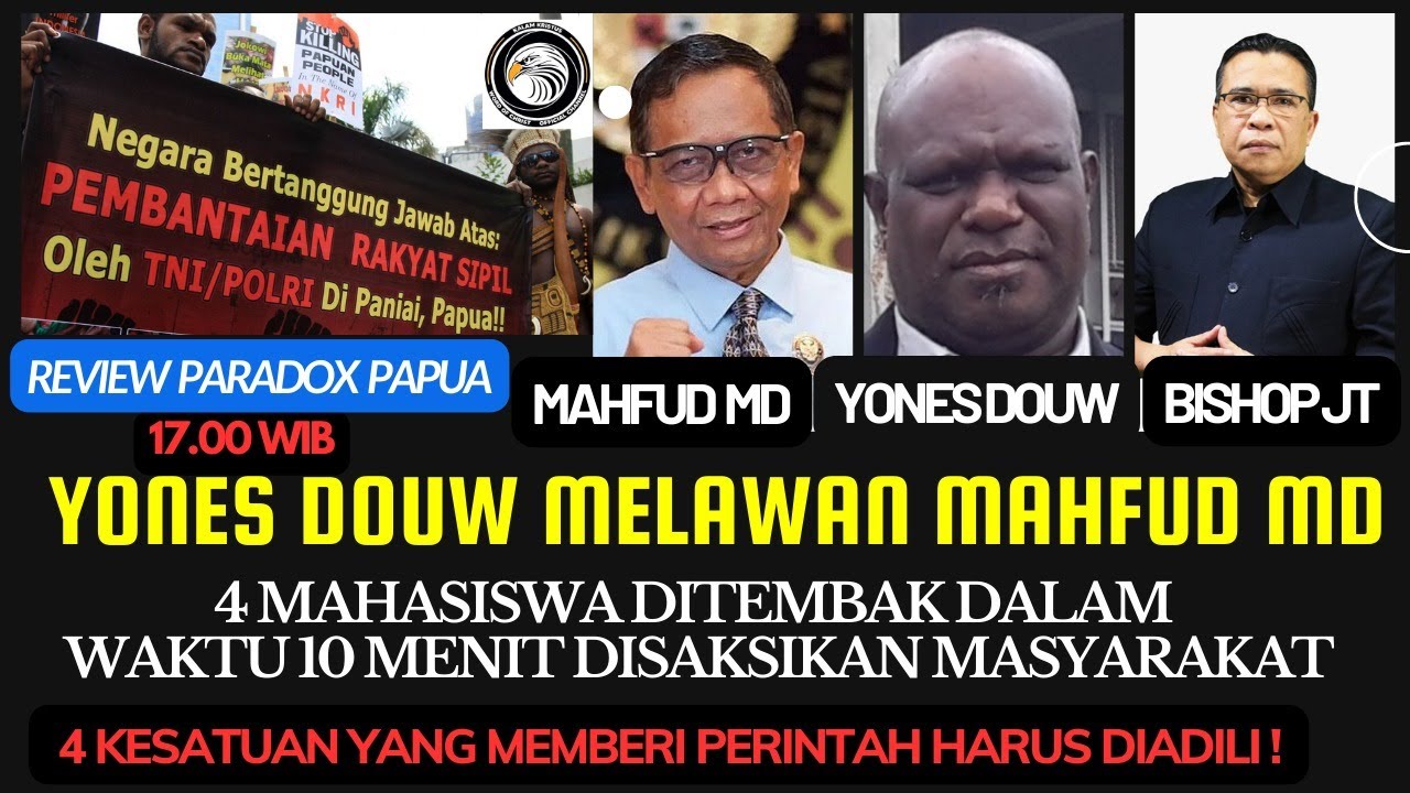 YONES DOUW: MELAWAN PERNYATAAN MAHFUD MD - YouTube