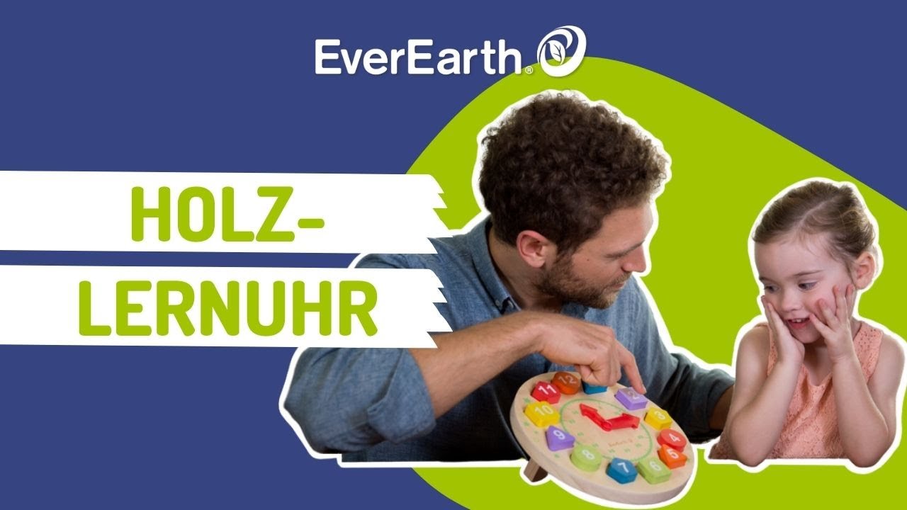 EverEarth Holz-Uhr - YouTube
