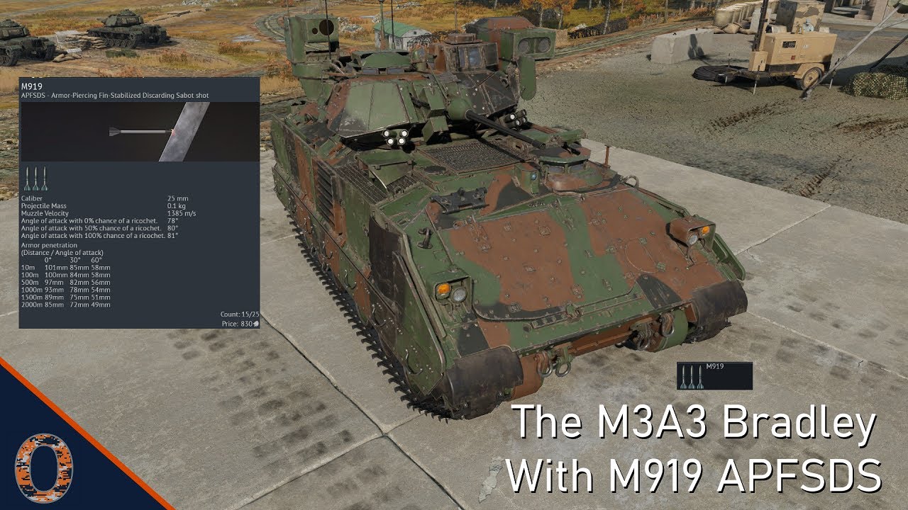 War Thunder - The M3A3 Bradley With M919 APFSDS - YouTube