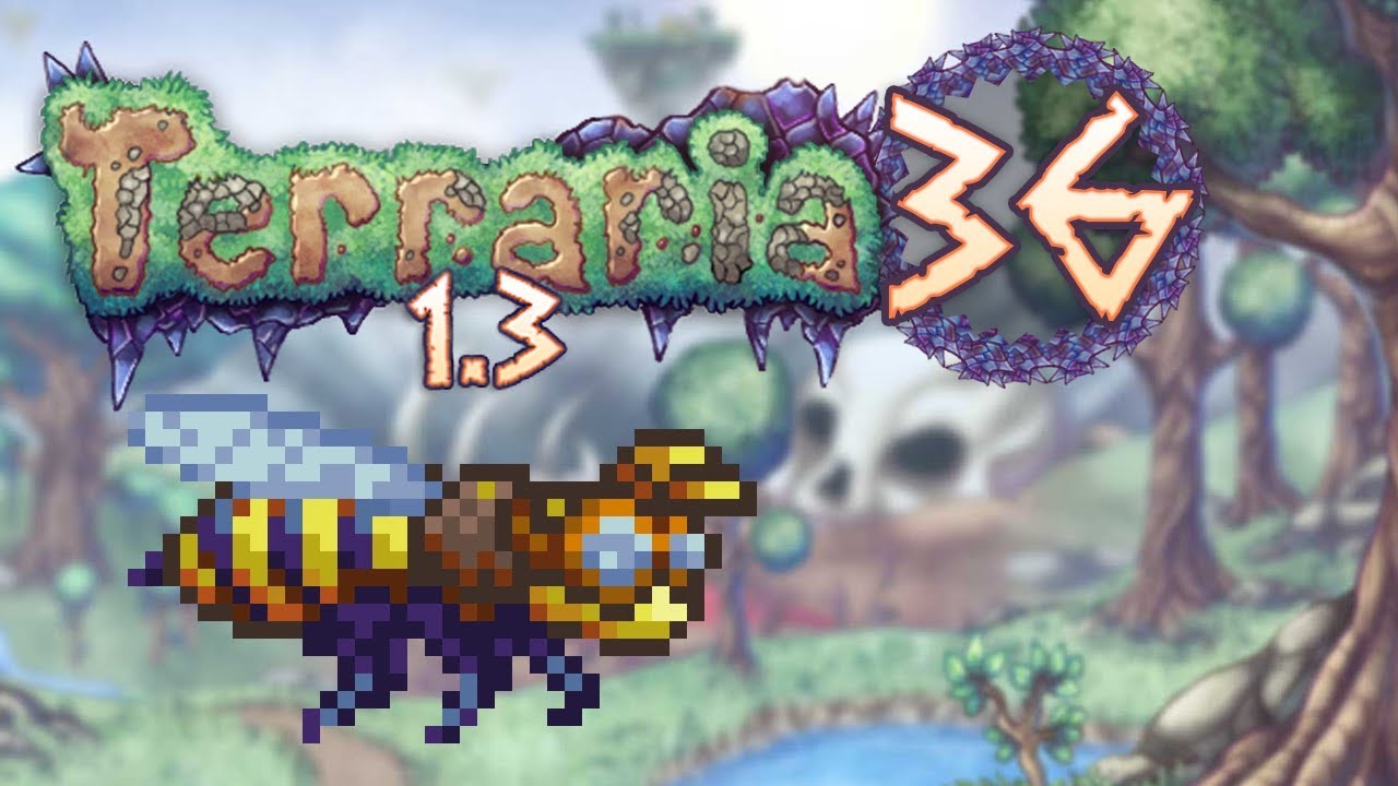 Terraria 1.3 Part 36 - BEE MOUNT - YouTube