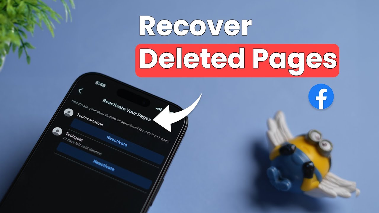 How To Recover Deleted Pages on Facebook? - YouTube