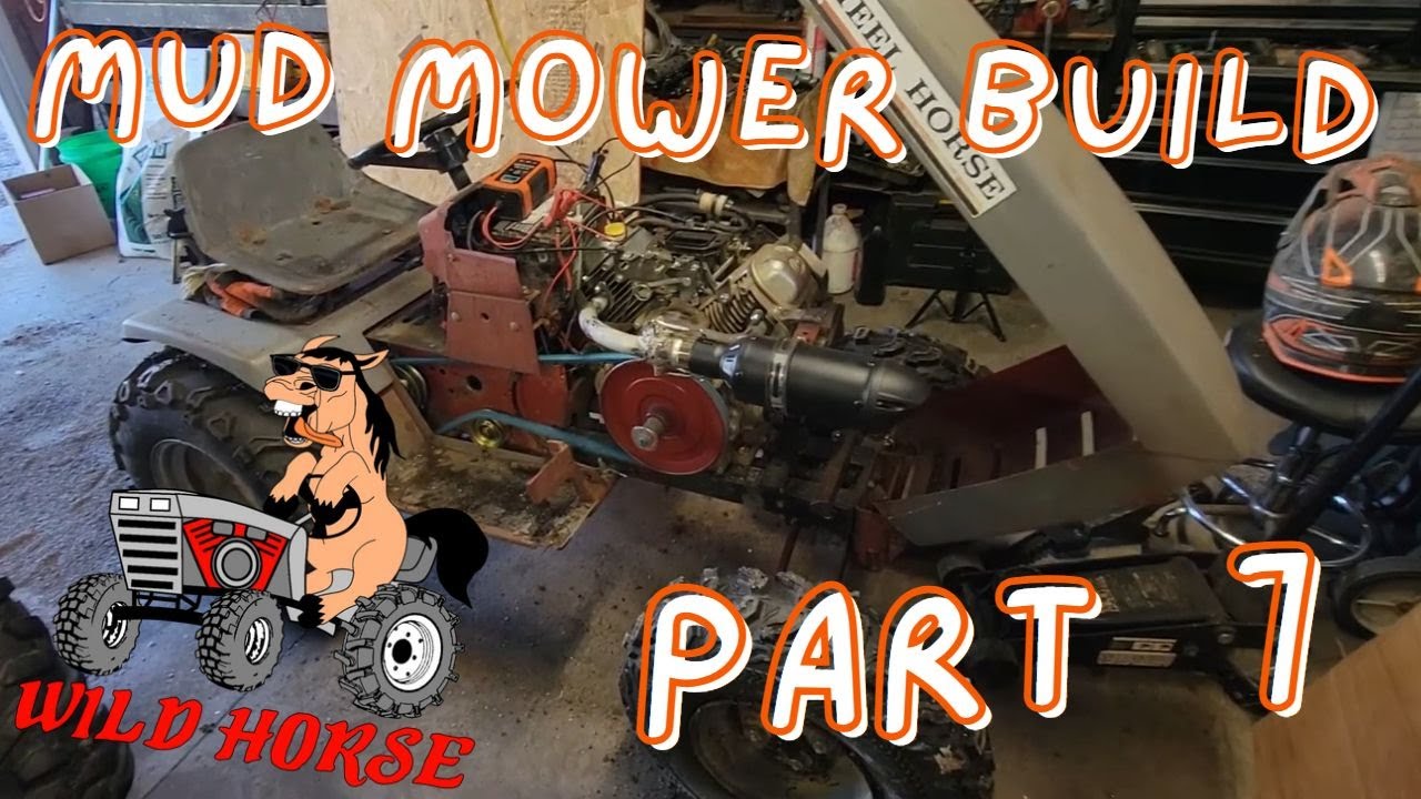 All Terrain "Mud" Mower Build, Wheel Horse C 81 Build Part 6 - YouTube