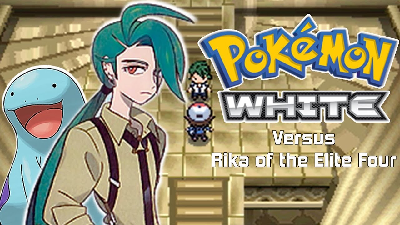 Pokemon White Hack: Vs. Rika of the Elite Four - YouTube
