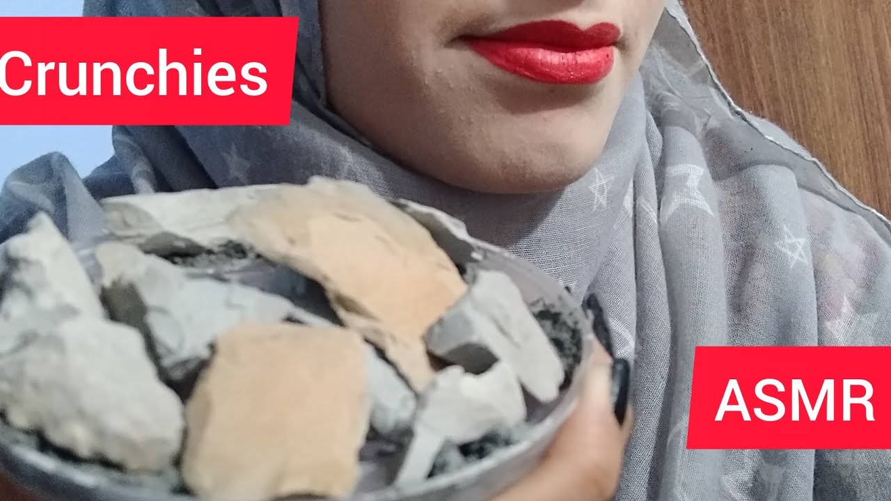 ASMR Eating Mix Clay Items| Blue Uzbek Clay| Turkistan Clay| Butter ...