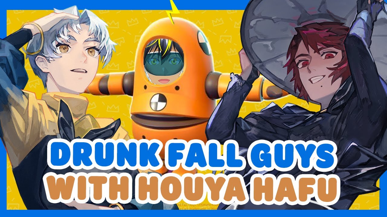 FALL GUYS Collab! DRINKING GAME with Kurono Gomi and Best Birthday ...