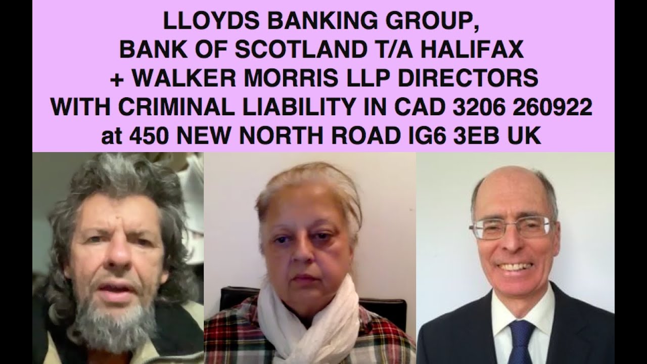 LLOYDS BANKING GROUP + WALKER MORRIS LLP DIRECTORS WITH CRIMINAL ...
