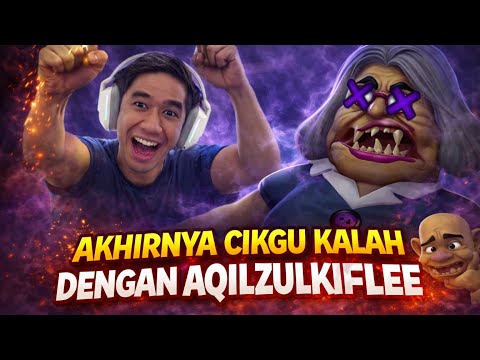 AKHIRNYA CIKGU HANTU KALAH DENGAN AQILZULKIFLEE 😂 MEGA SCHOOL ESCAPE PART 2 😈